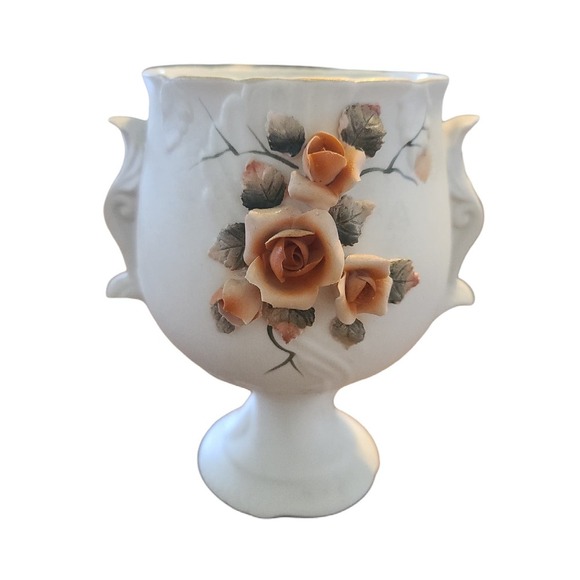 Lefton | Accents | Vintage Lefton 6 Inch Vase Handpainted Decorative ...